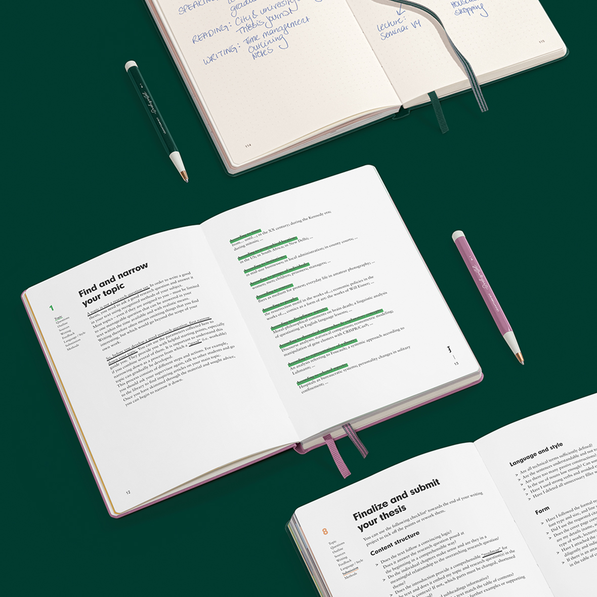 Leuchtturm1917 A5 Thesis Journal Dusty Rose